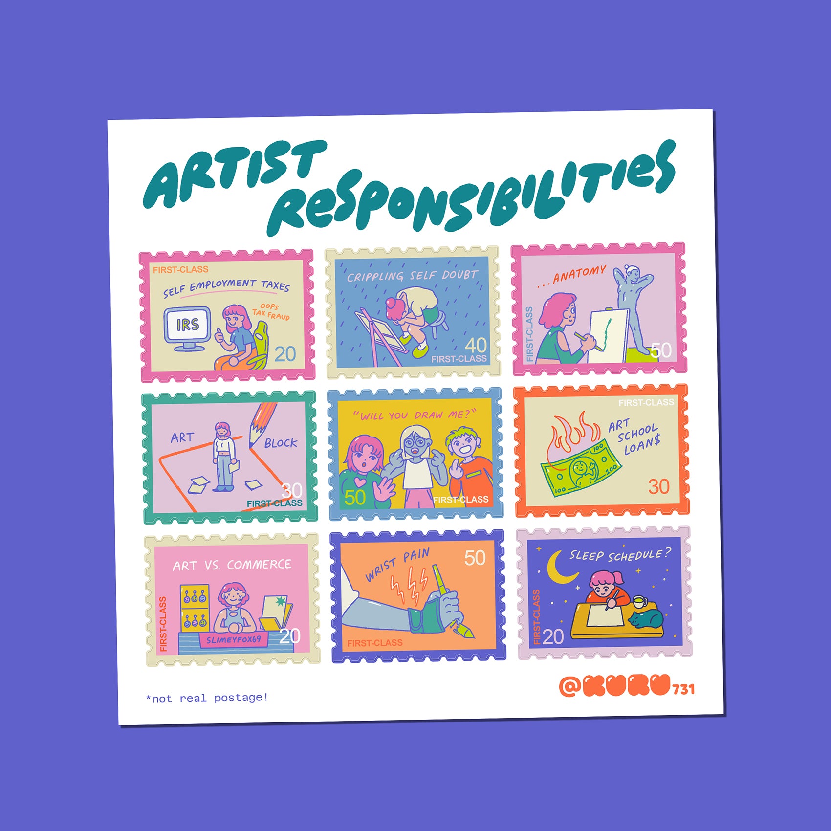 Stamp Stickers – kuru731