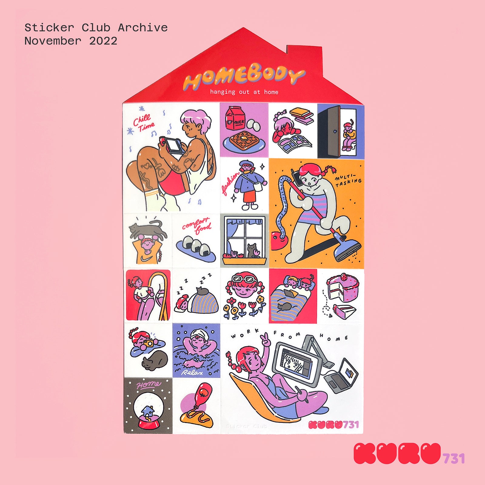 Homebody Sticker Sheet – kuru731
