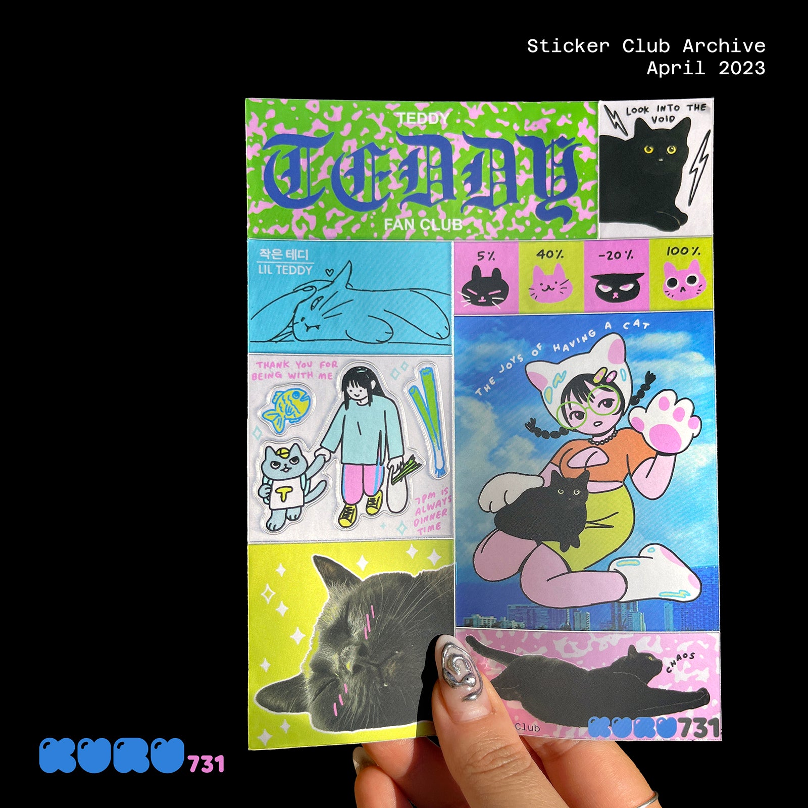 Teddy Fan Club Sticker Sheet – kuru731