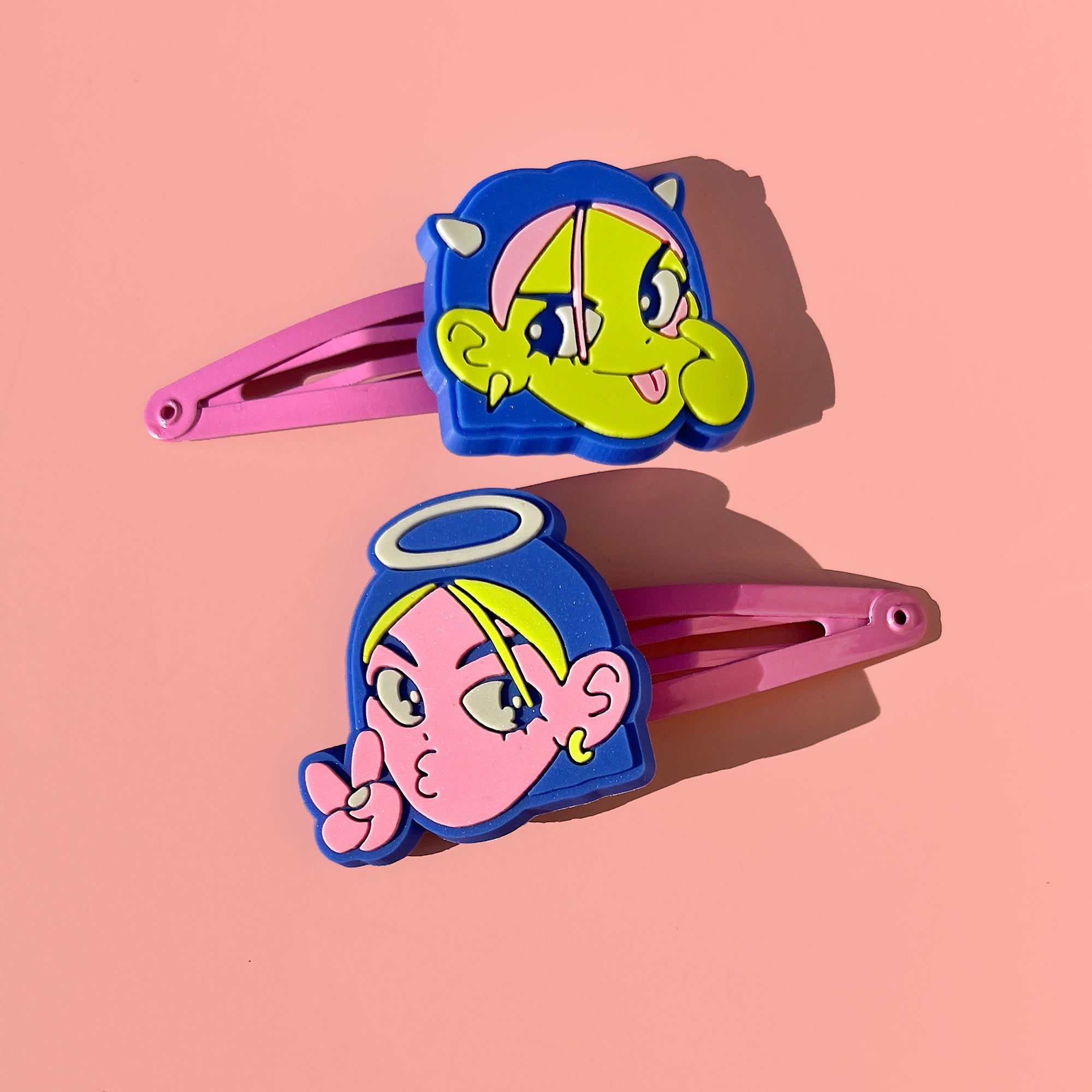 Angel & Devil Hair Clip Set – kuru731