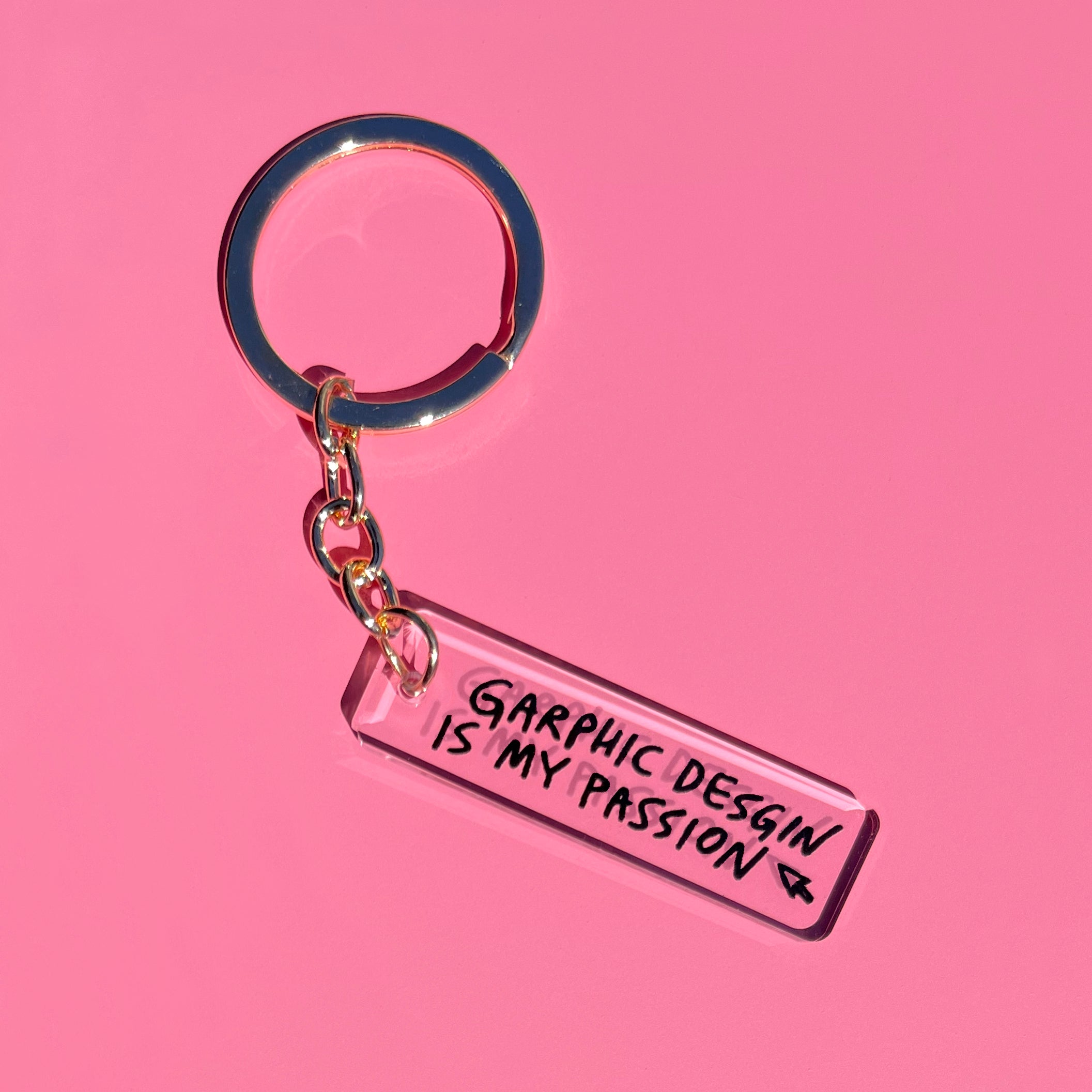 Garphic Desgin Acrylic Keychain – kuru731