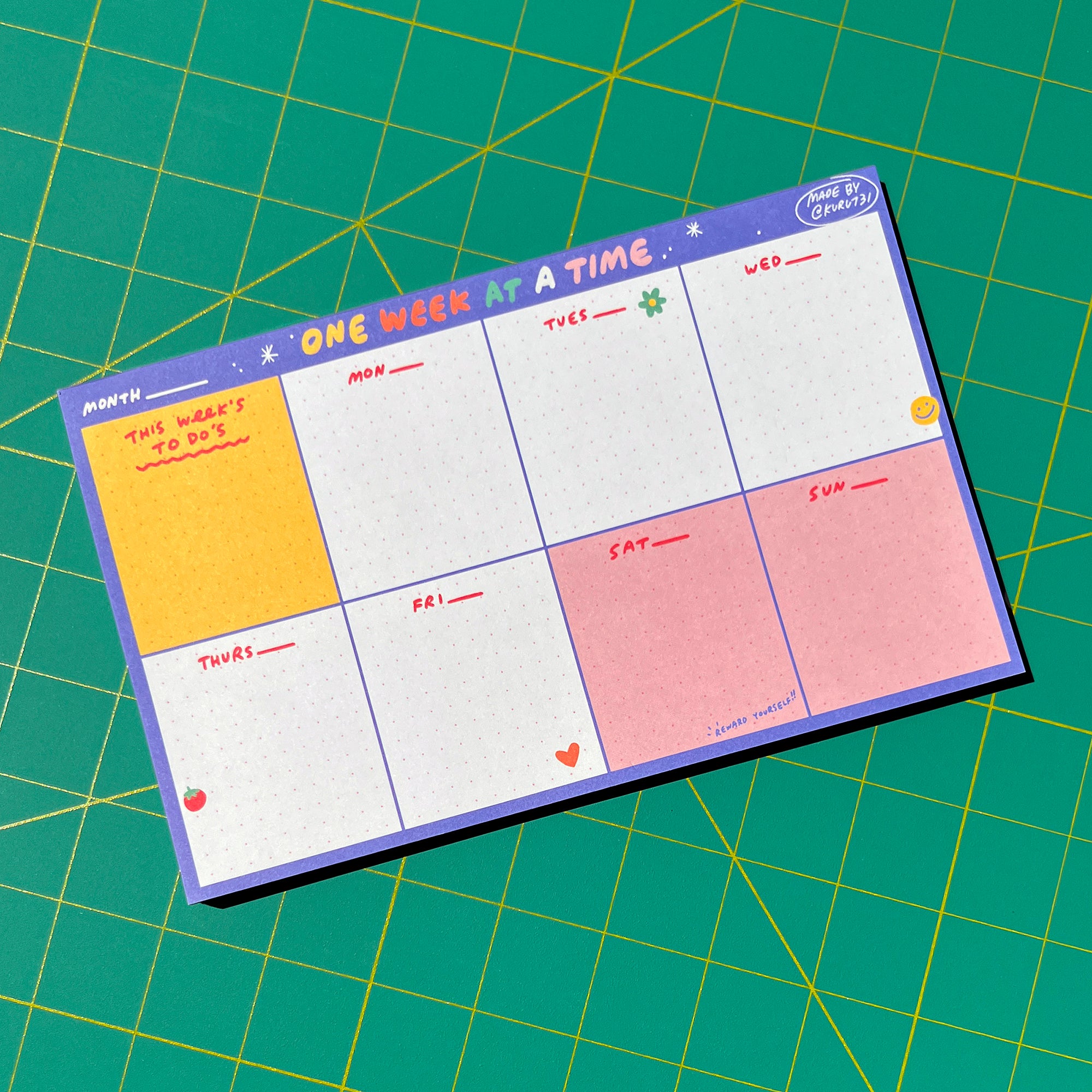 One Week At A Time Weekly Planner – kuru731