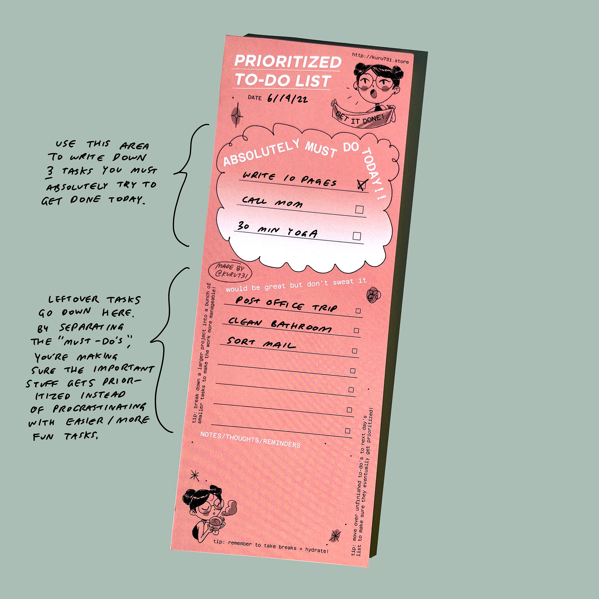 Prioritized To Do List Planner Kuru731 Prioritized To Do List Planner Kuru731